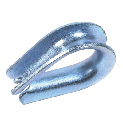 Drahtseilkausche, DIN 6899 B, Verzinkt | CERTEX Deutschland